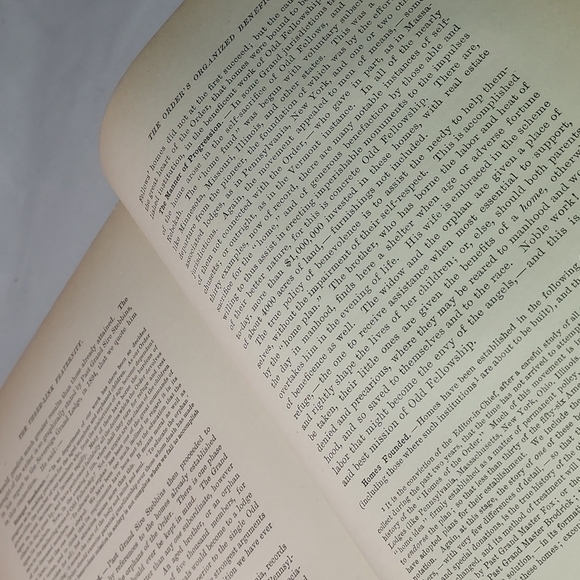 Vintage 1897 IOOF History Book | Accents | Vintage 897 History Of Odd ...